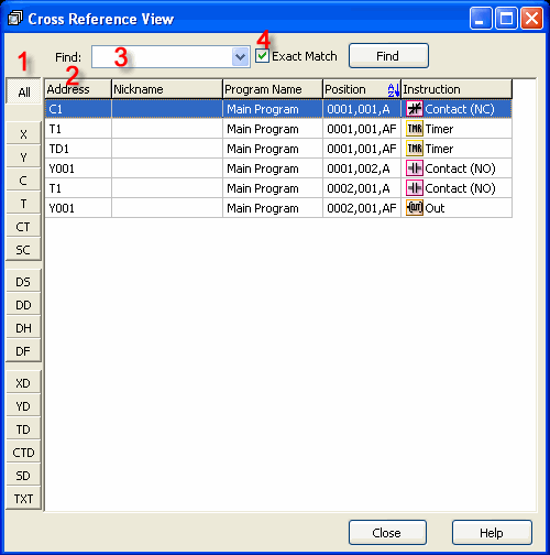 Cross Reference View