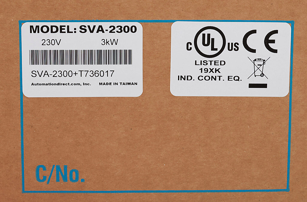 SureServo Servo Drive: 3 kW, 230 VAC, 3-phase (PN# SVA-2300 ...